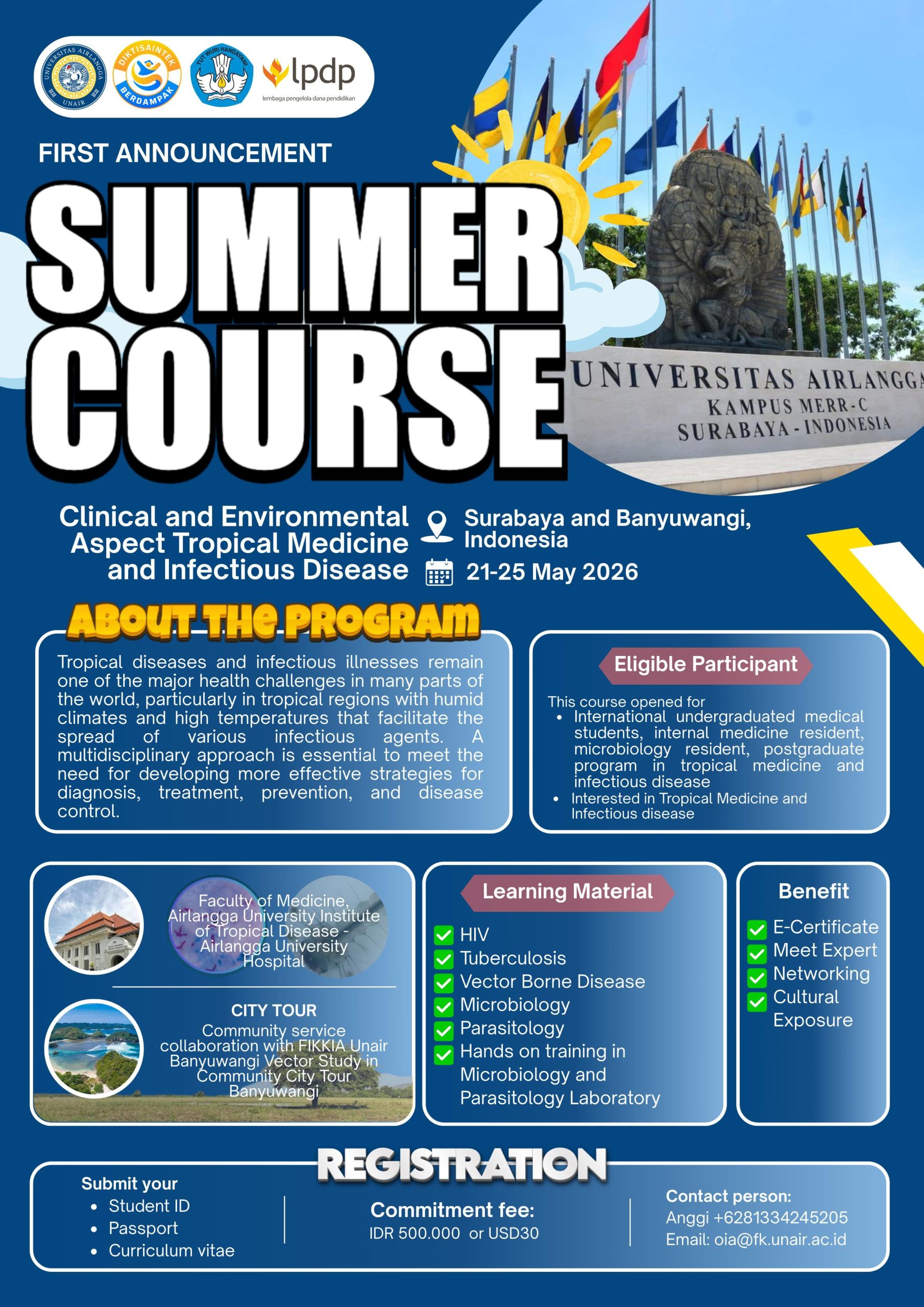 Summer Course: Clinical and Environmental Aspect Tropical Medicine and ...